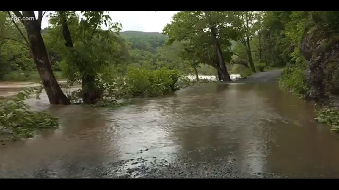Heavy rain causes serious flooding problems in the mountains | wcnc.com