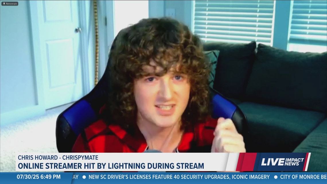 Streamer hit by lightning while streaming | wcnc.com