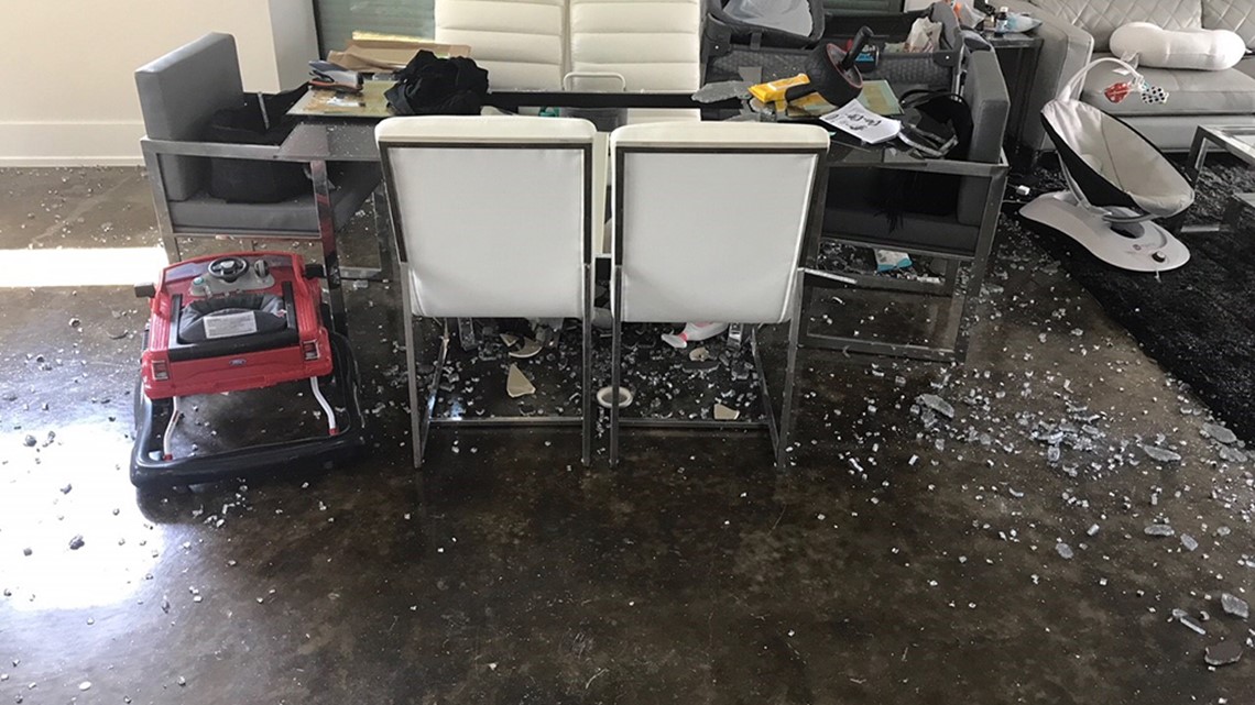 VIDEO: Houston family's glass table explodes without warning | wcnc.com
