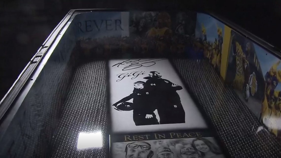 NC man creates custom casket honoring Kobe Bryant's life | wcnc.com
