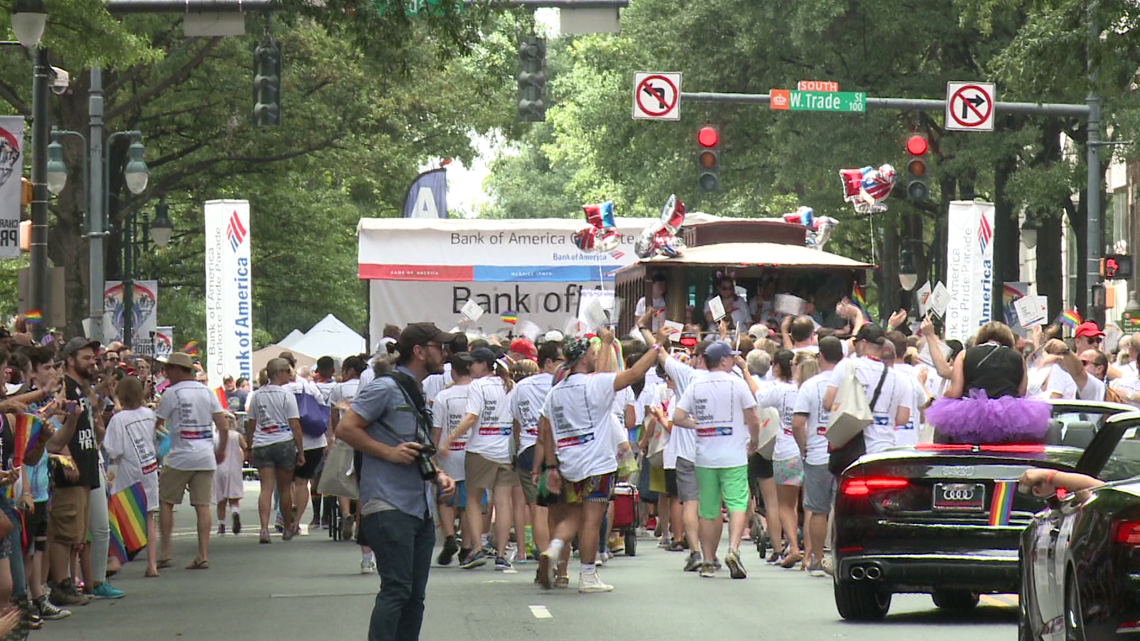 Thousands take to uptown streets for Charlotte Pride Festival and ...