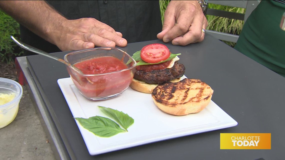 Italian cheeseburger on the grill | wcnc.com