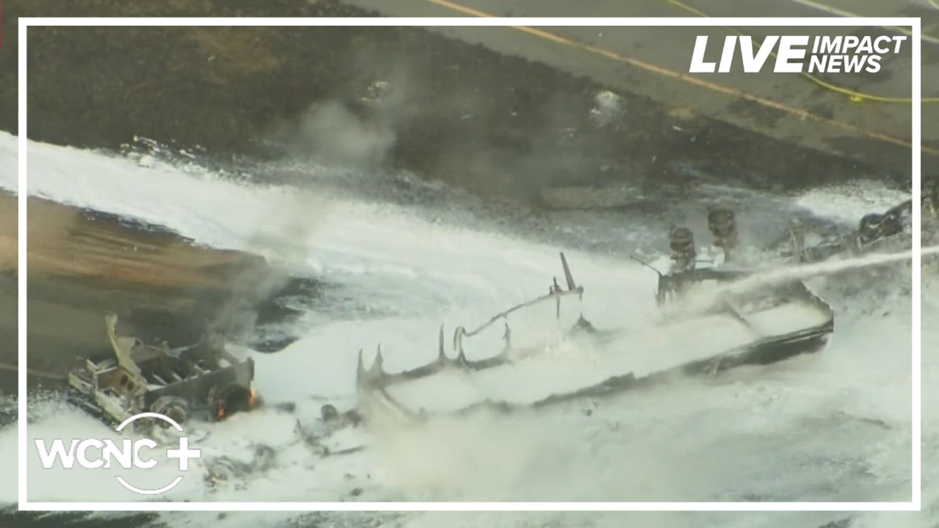 Truck explosion closes I-40 in North Carolina | wcnc.com