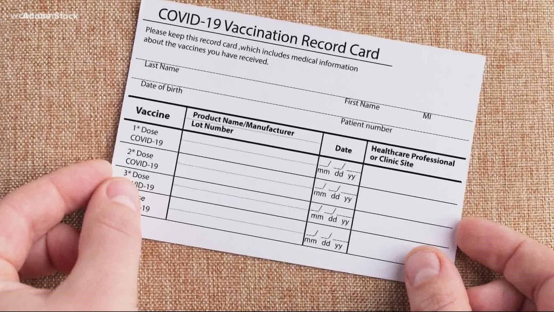 What Happens If You Buy Or Sell A Fake COVID 19 Vaccine Card Wcnc