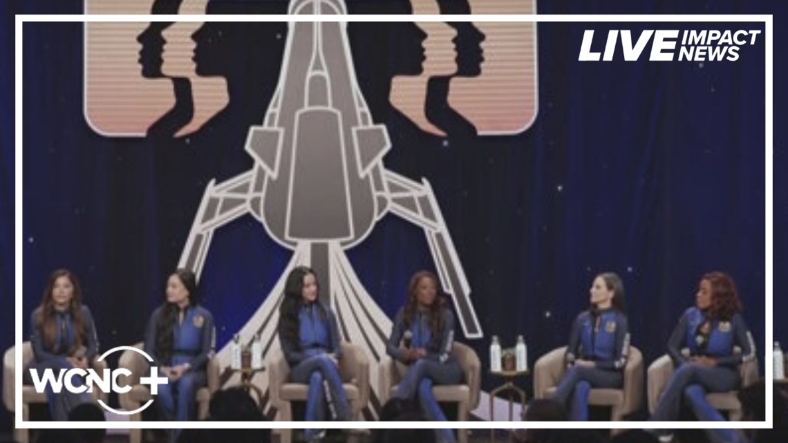 Blue Origin crew speaks after landing | wcnc.com