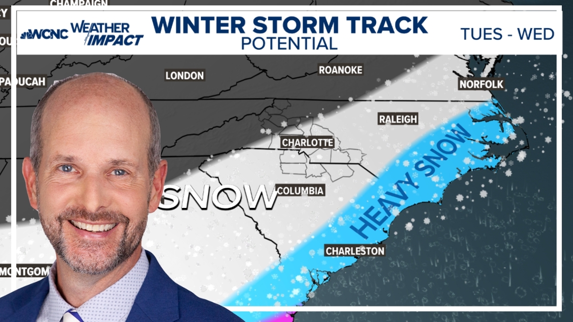 Cold air is a sure thing and the chances of snow are increasing | wcnc.com