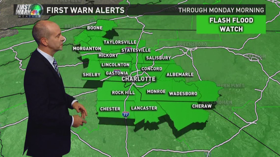 Tracking flooding rain headed to Charlotte area | wcnc.com