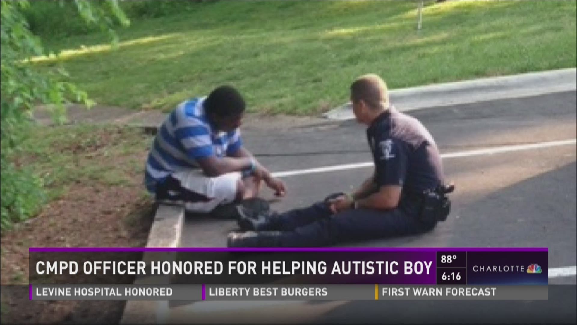 CMPD officer honored for helping autistic boy | wcnc.com