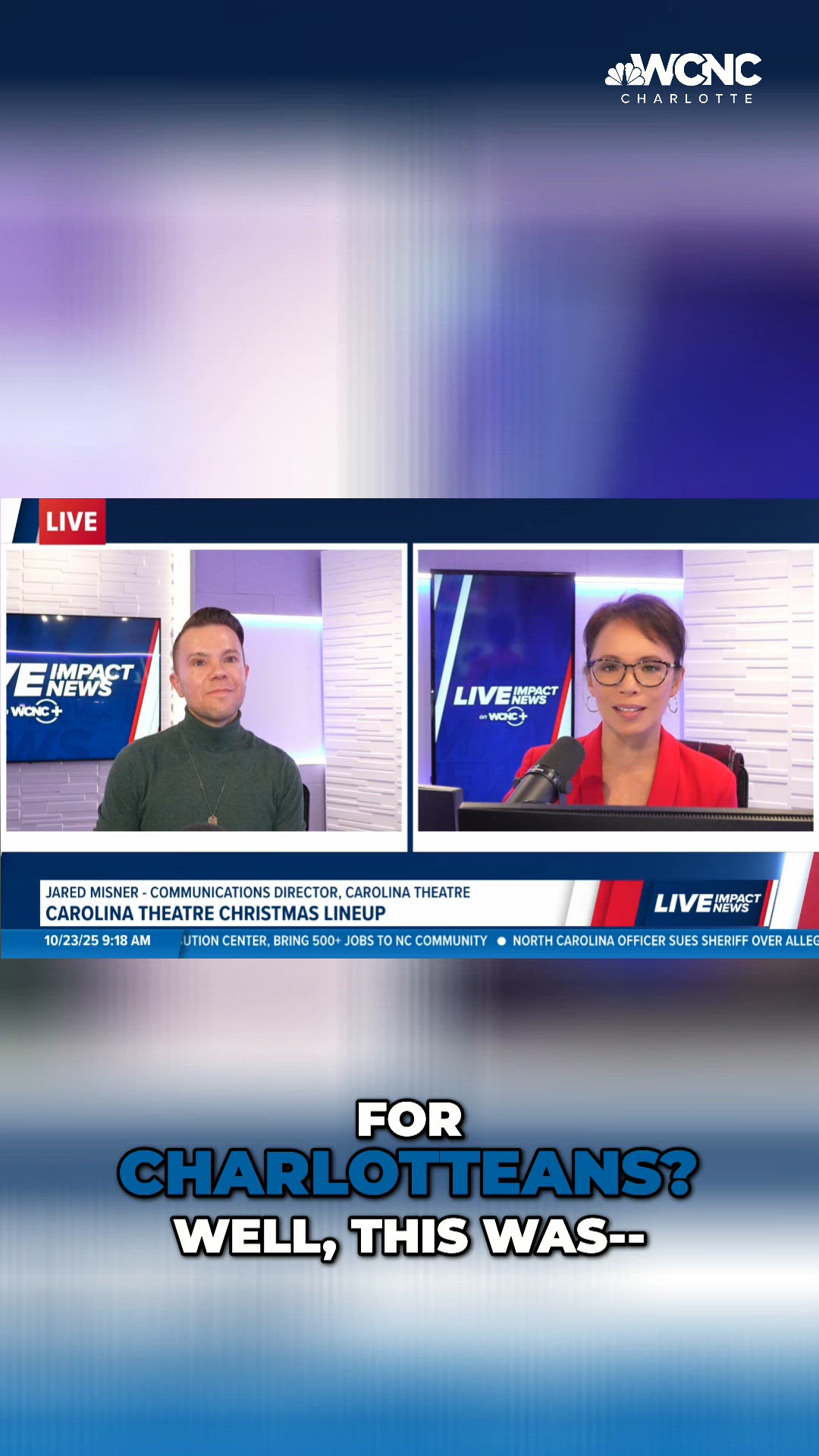 Carolina Theatre shares 2025 Christmas celebration plans | wcnc.com