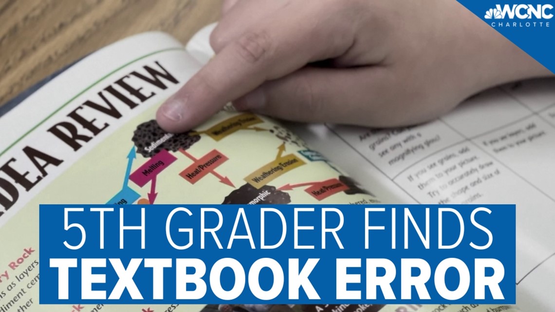 Virginia 5th grader finds error in his textbook | wcnc.com