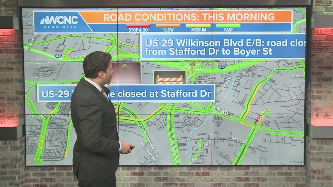 Crash takes down power lines in west Charlotte | wcnc.com