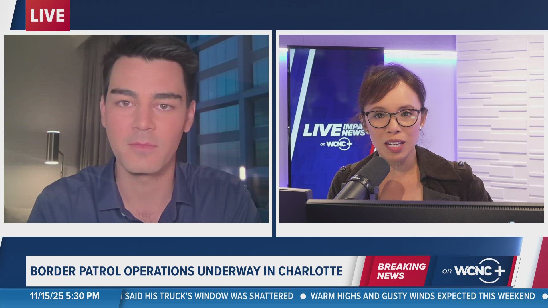 Charlotte Border Patrol protest update with NBC News reporter Ryan ...