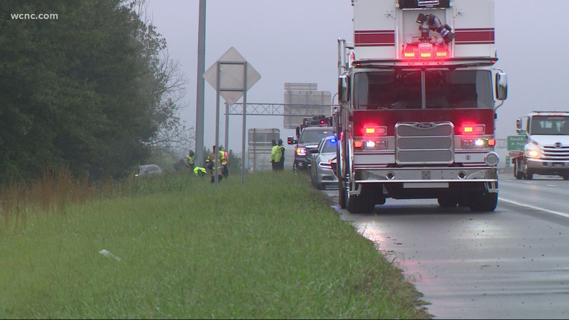 One person killed in I-485 overturned-vehicle accident | wcnc.com