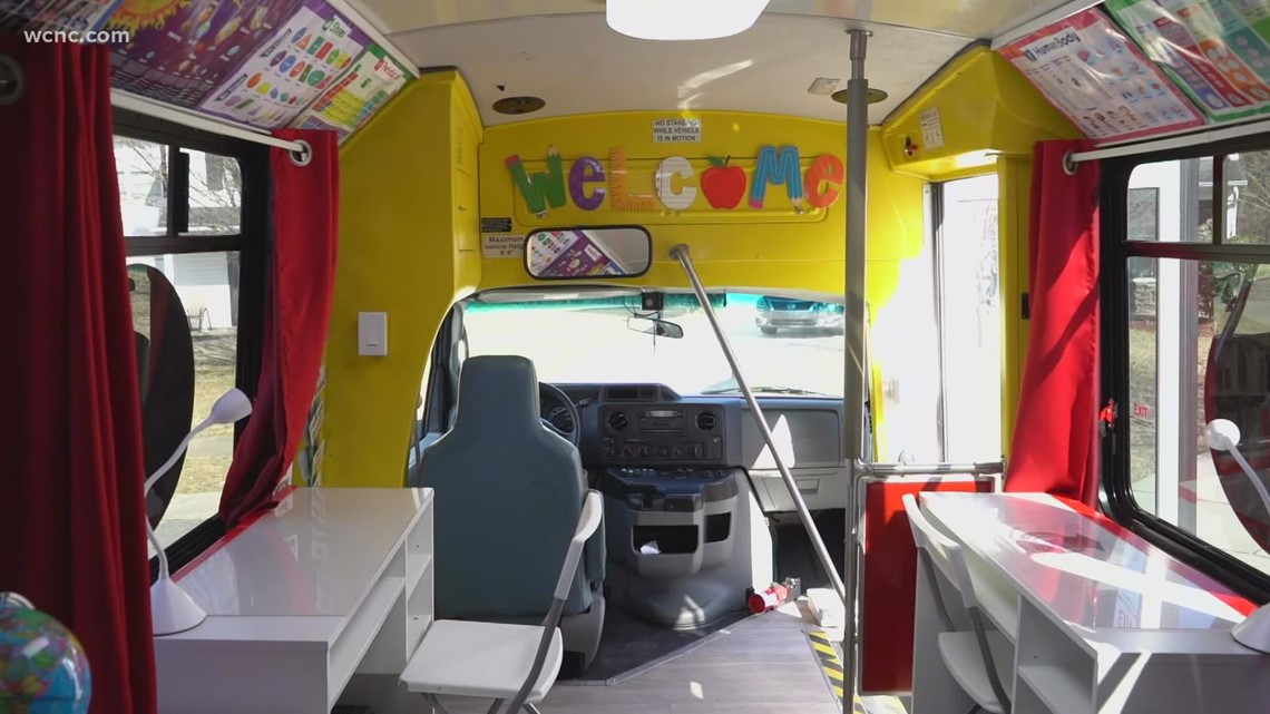 NC educator creates mobile tutoring bus to reach students at home ...