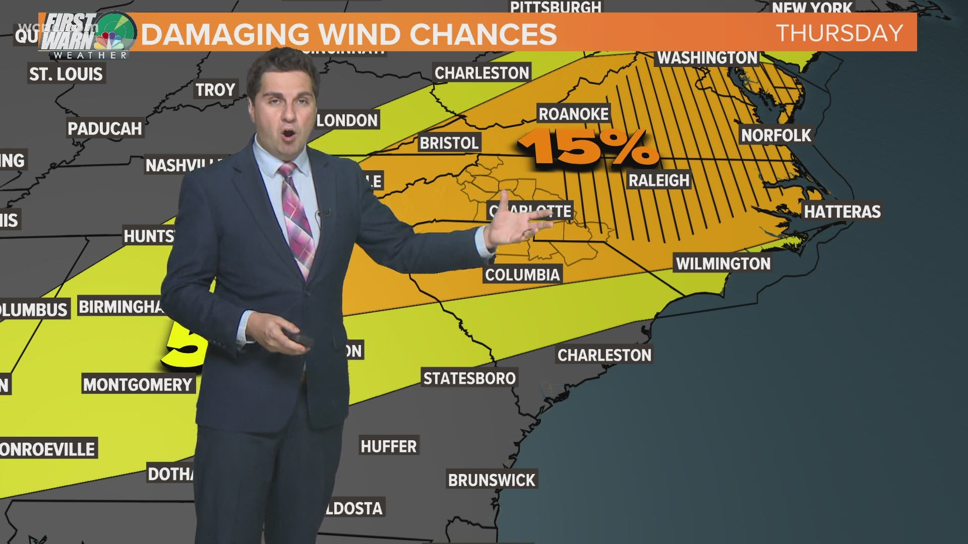 50% chance for storms Sunday, March 28 | wcnc.com