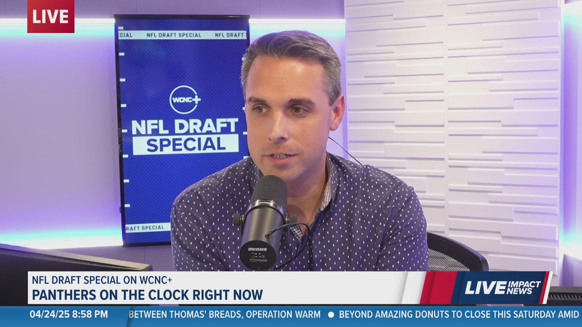 Panthers draft receiver Tet McMillan in first round | wcnc.com