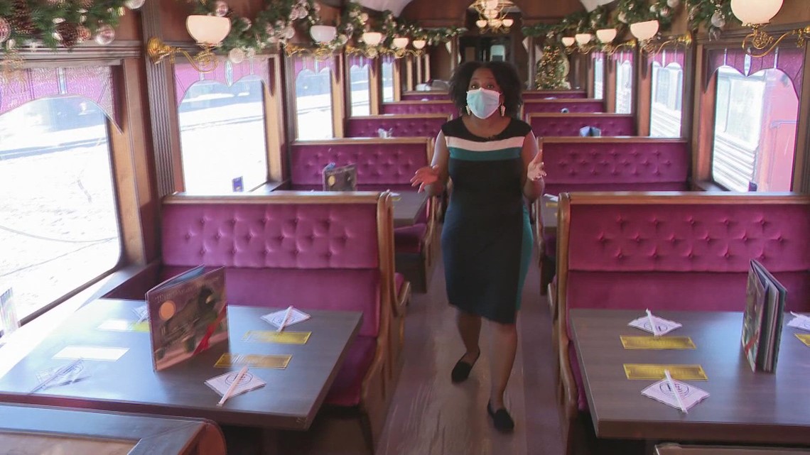 Families excited for Polar Express experience at NC Transportation ...