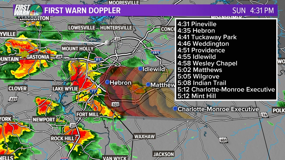 Severe Thunderstorm Warning in the Charlotte area | wcnc.com