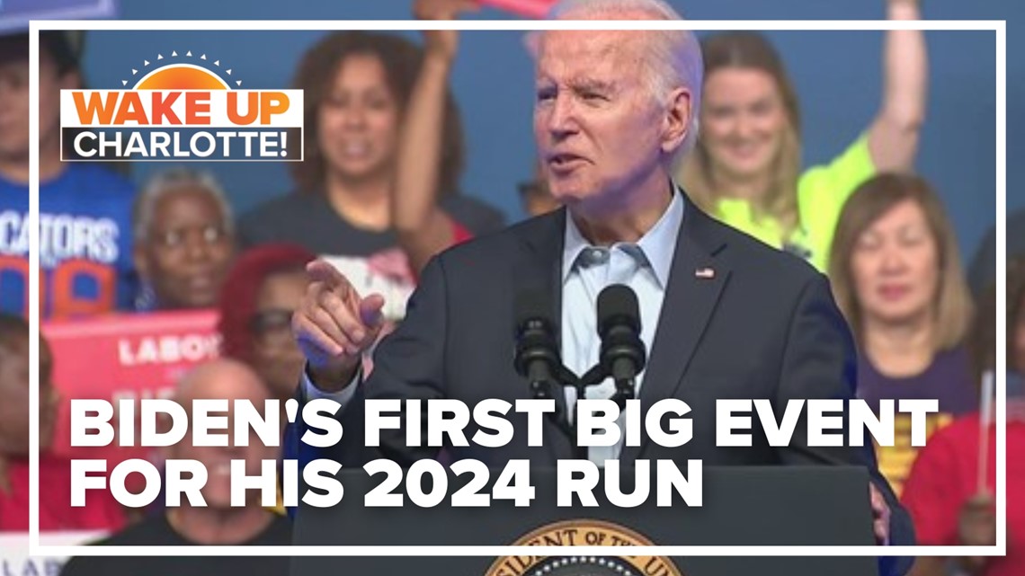 Biden finds receptive union crowd at first big event of his 2024 ...