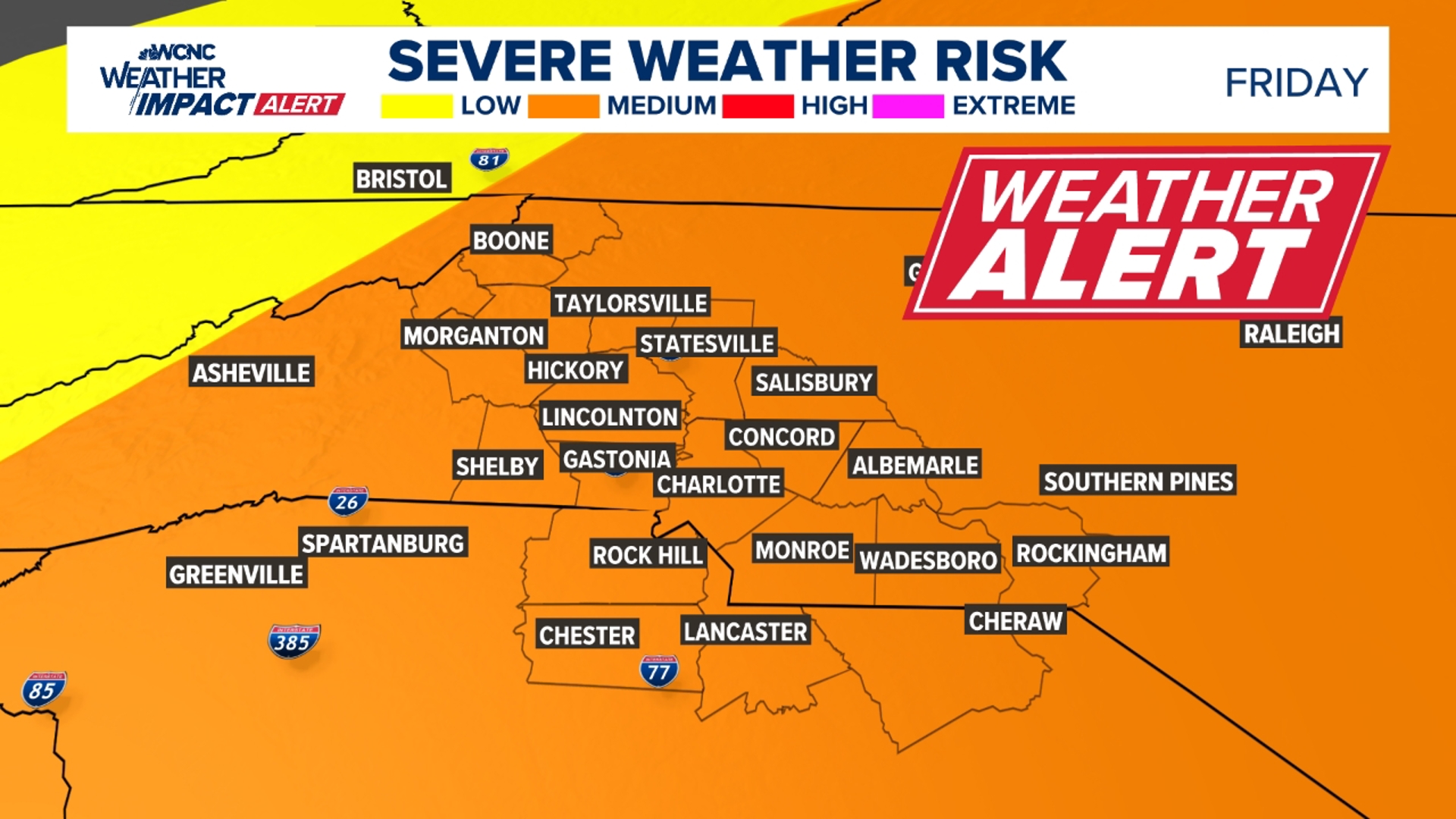 Strong storms bring heavy rain, gusty winds to Charlotte area | wcnc.com