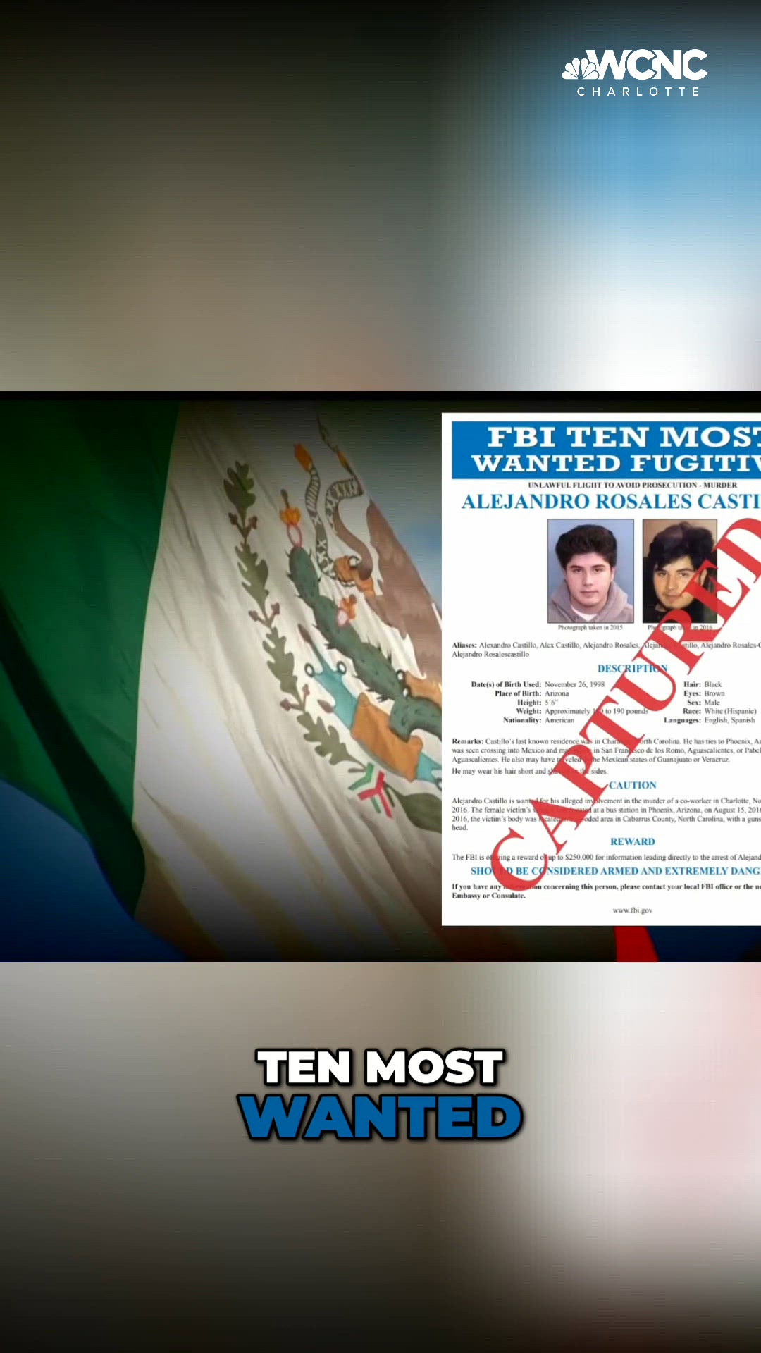 Man on FBI's most-wanted list arrested in Mexico in 2016 Charlotte ...