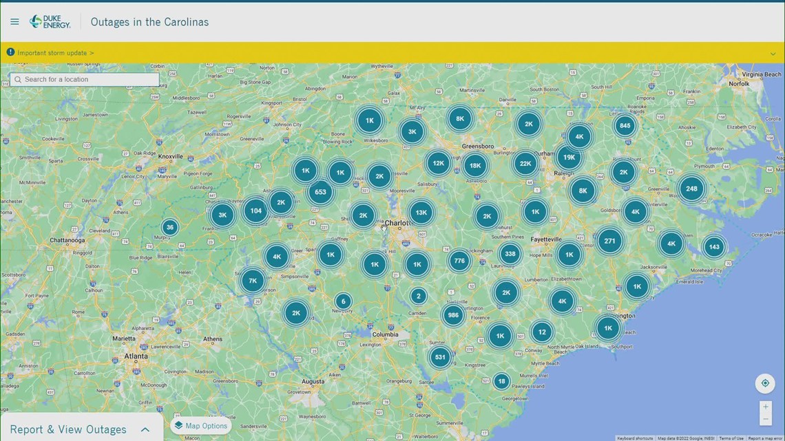 High winds lead to widespread power outages in Charlotte area | wcnc.com