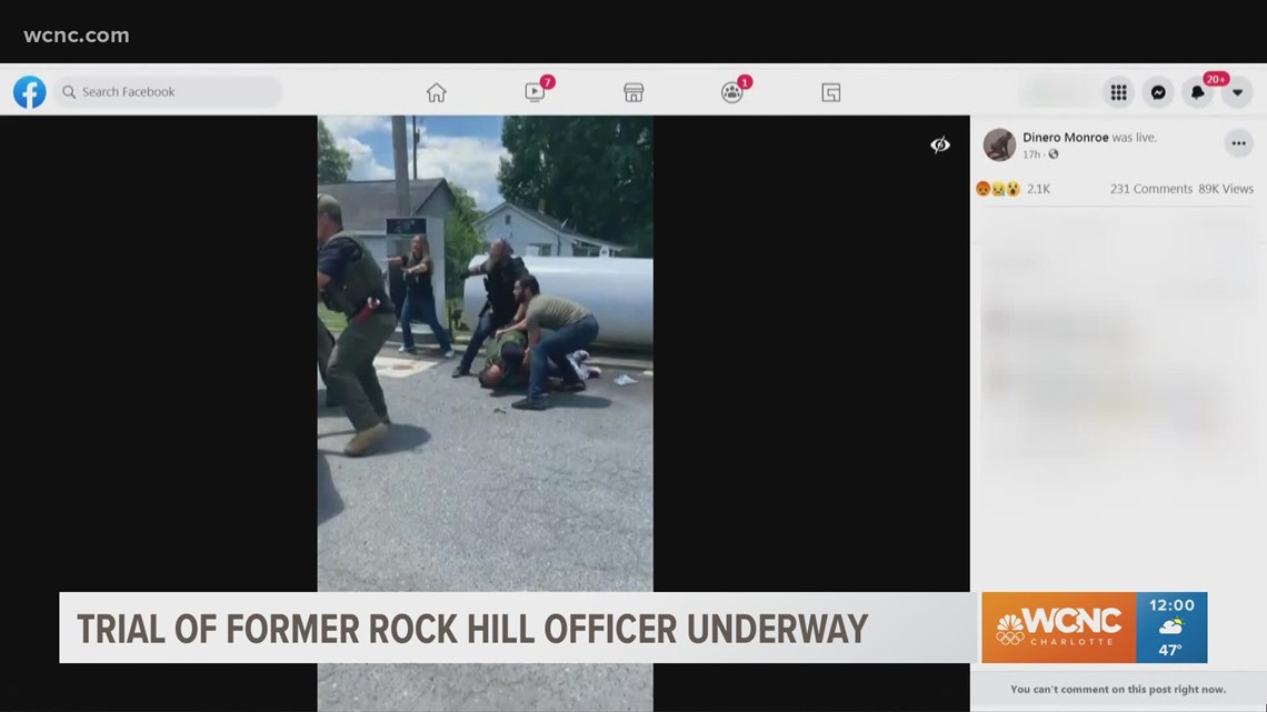 Trial begins for Rock Hill officer charged in controversial arrest ...