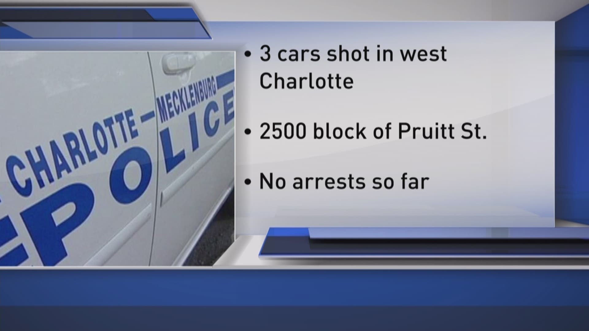 Multiple cars hit in west Charlotte shooting | wcnc.com
