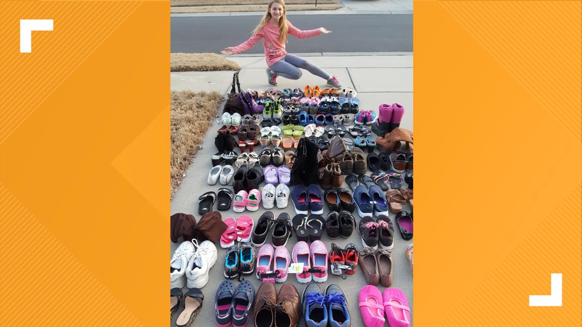 Helping the homeless: High school student collecting shoes | wcnc.com