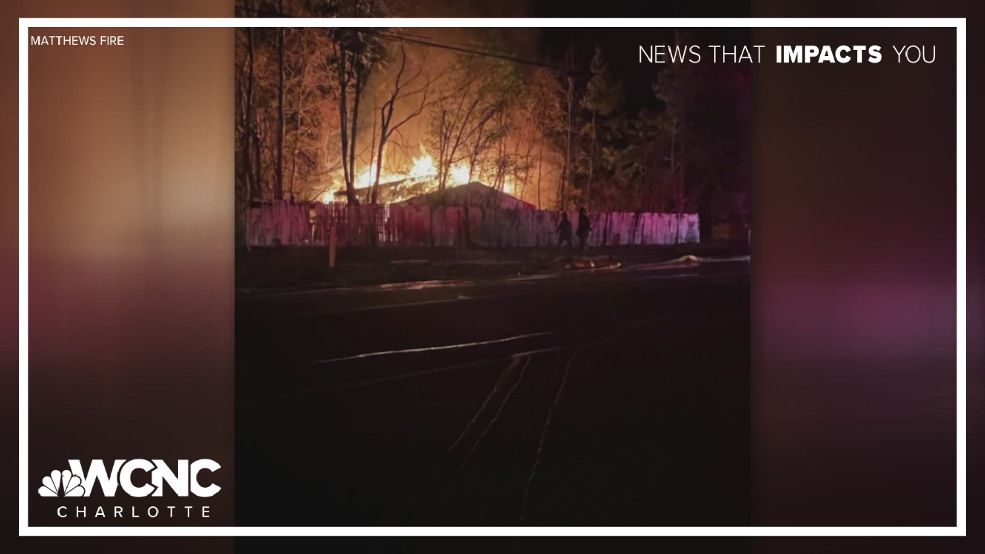 Fire damages vacant Matthews building on Sam Newell Road | wcnc.com