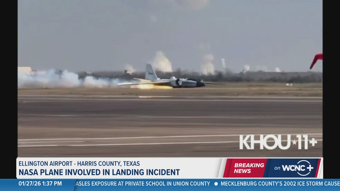 NASA plane involved in landing incident in Houston | wcnc.com
