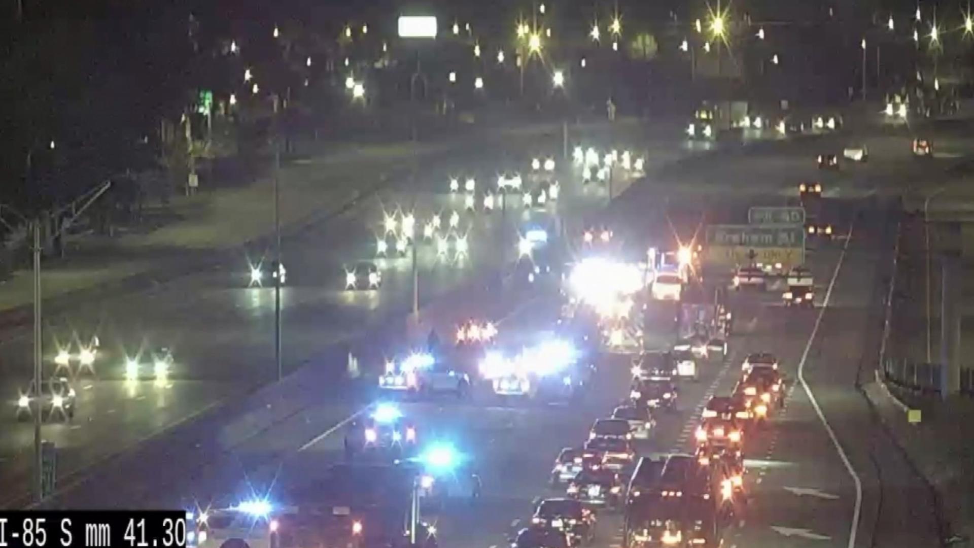 I-85 North in Charlotte reopens after crash closes 2 lanes | wcnc.com