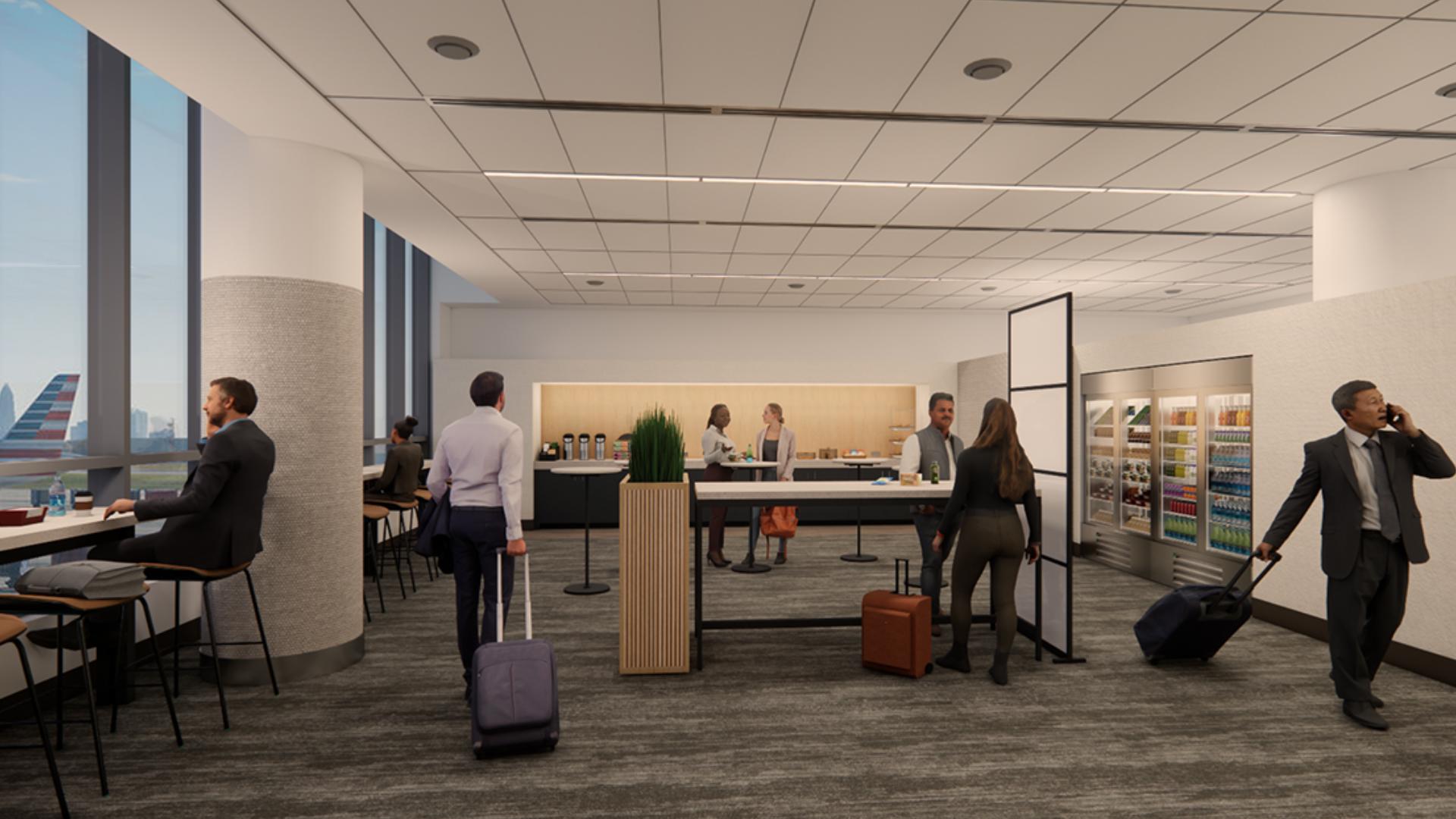New type of American Airlines lounge debuts at Charlotte airport | wcnc.com