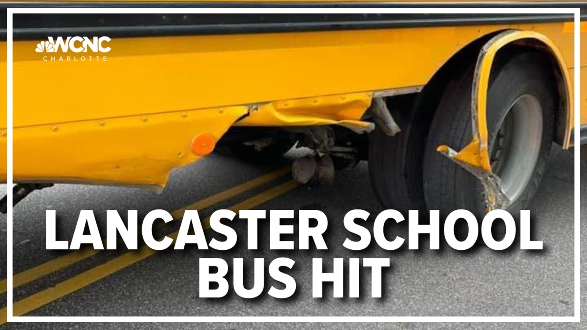 Lancaster school bus hit by car | wcnc.com