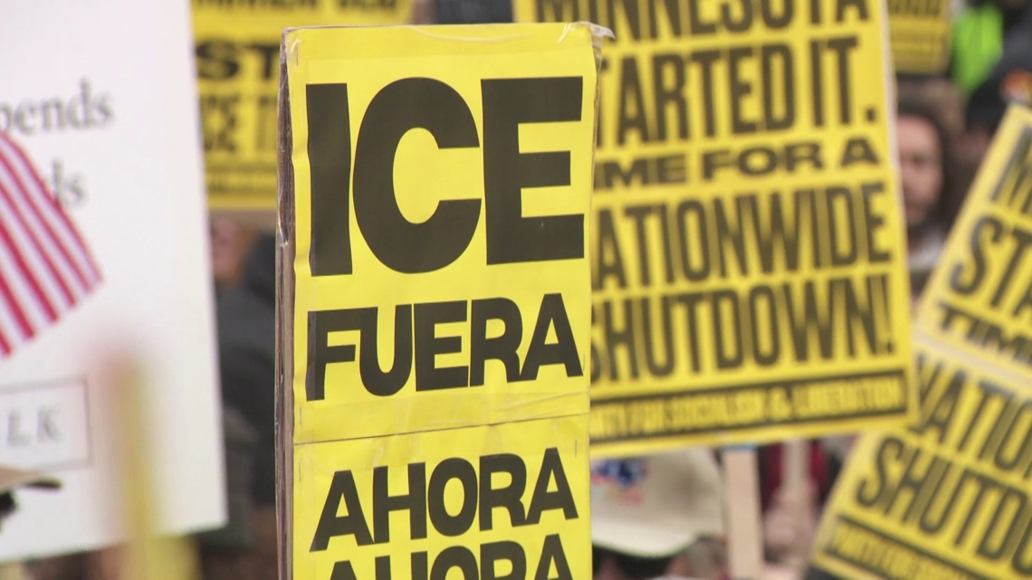 'ICE Out' rally draws hundreds to Uptown Charlotte | wcnc.com