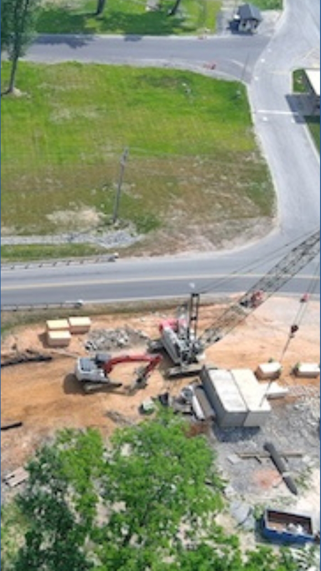 New permanent bridge being built near Baxter Inc. plant in Marion, N.C ...