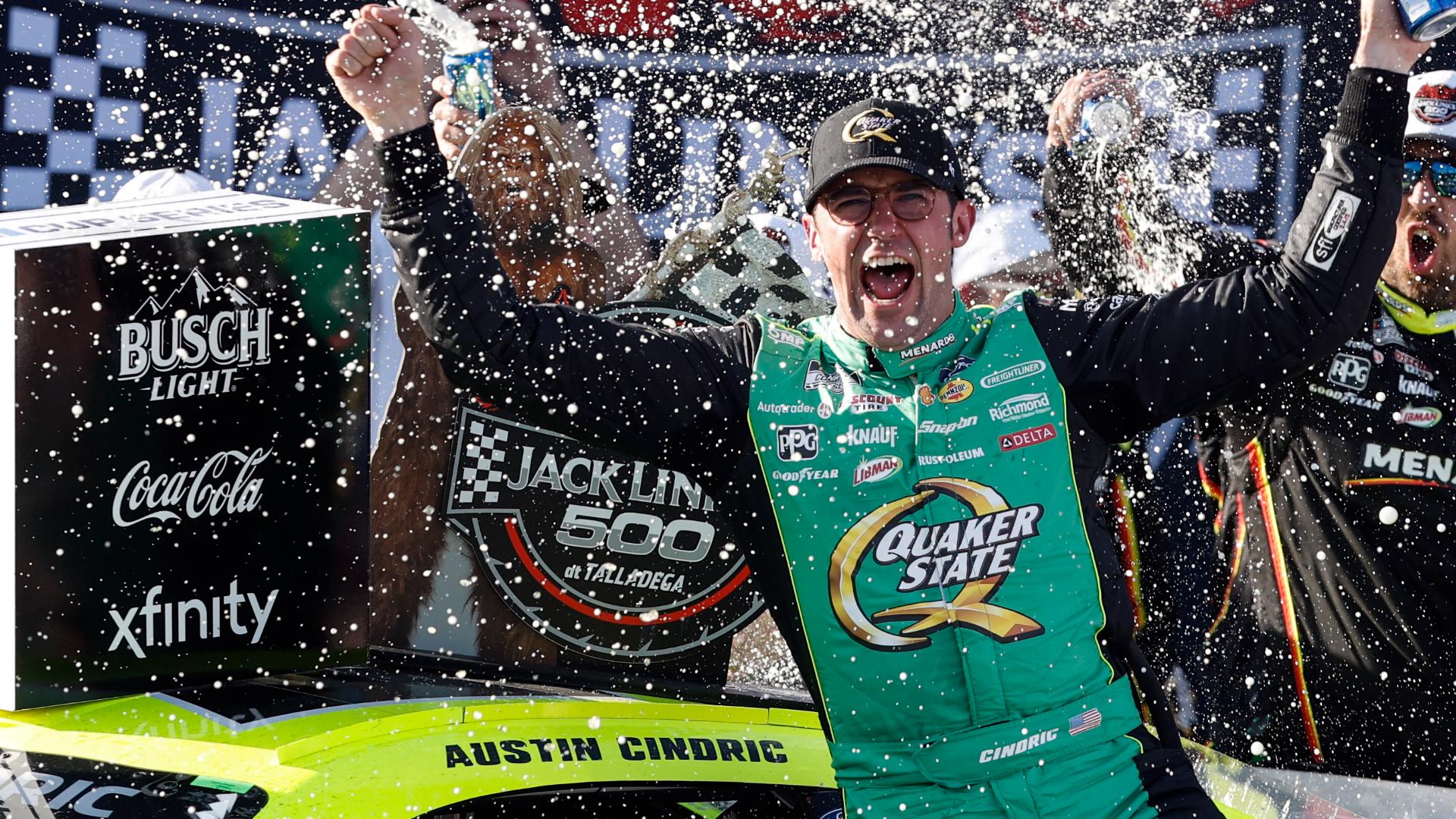 Austin Cindric wins NASCAR Talladega race over Ryan Preece | wcnc.com