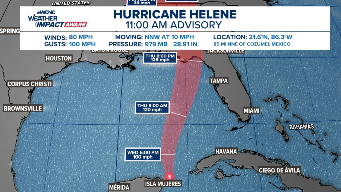 Brad Panovich: Hurricane Helene to rapidly intensify | wcnc.com