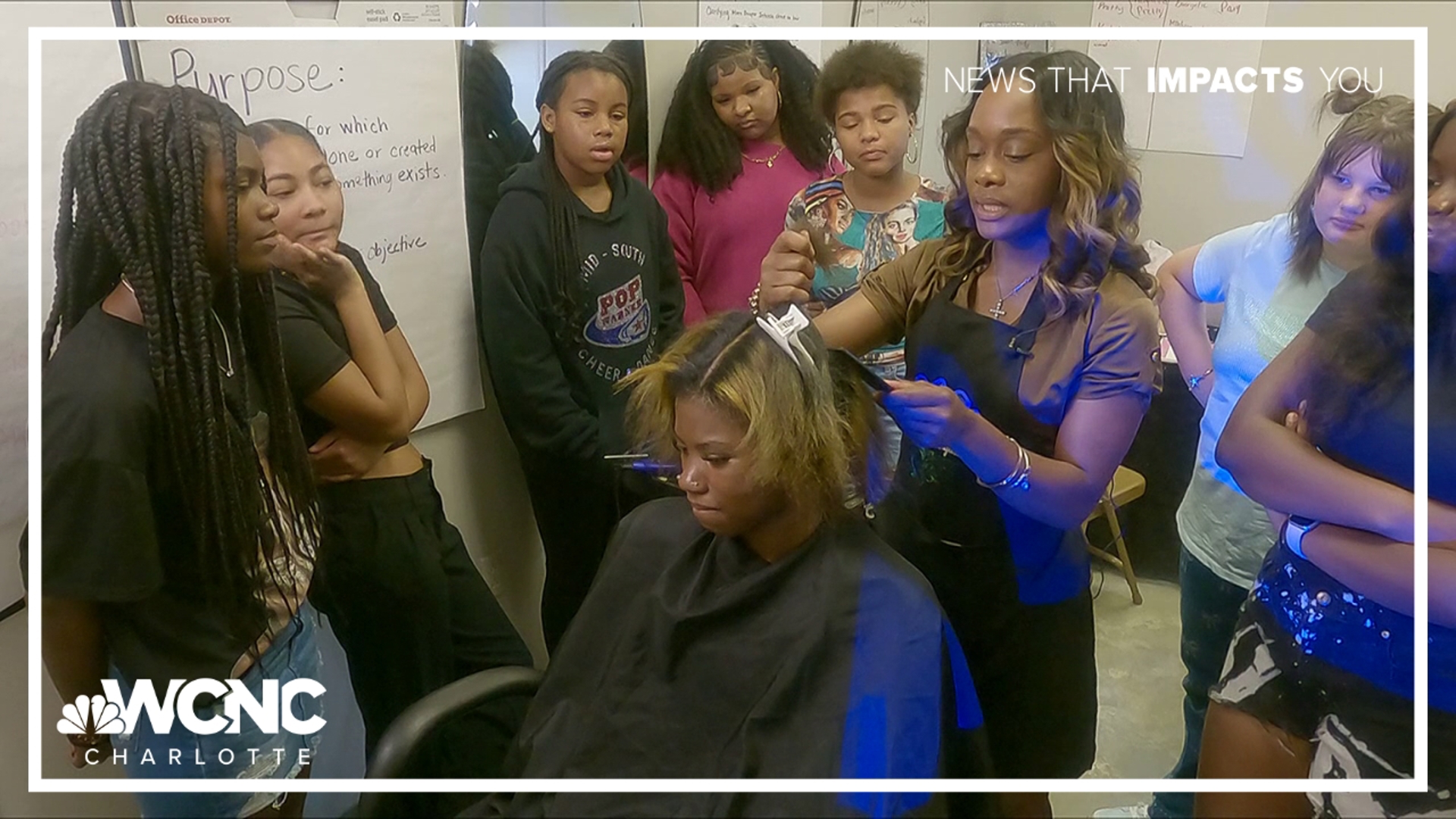 Charlotte salon hosts boot camp for girls interested in styling | wcnc.com