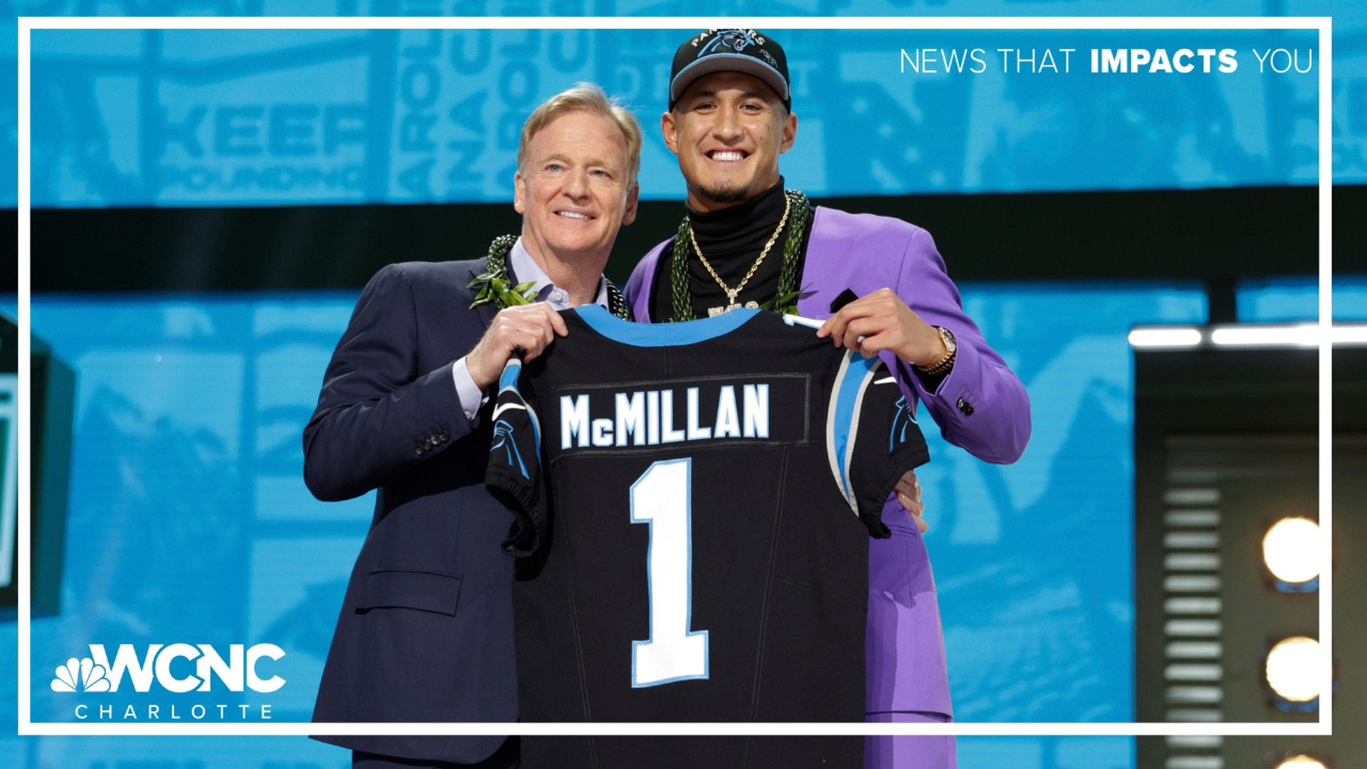 Panthers draft receiver Tet McMillan in first round | wcnc.com