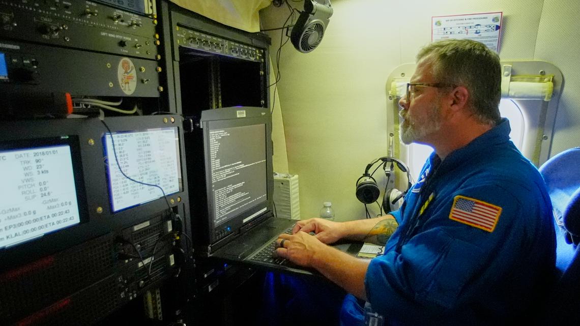 Flying into the eye of the storm: How hurricane hunters collect data ...