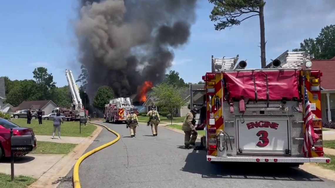 Charlotte, NC home destroyed in fully involved fire | wcnc.com