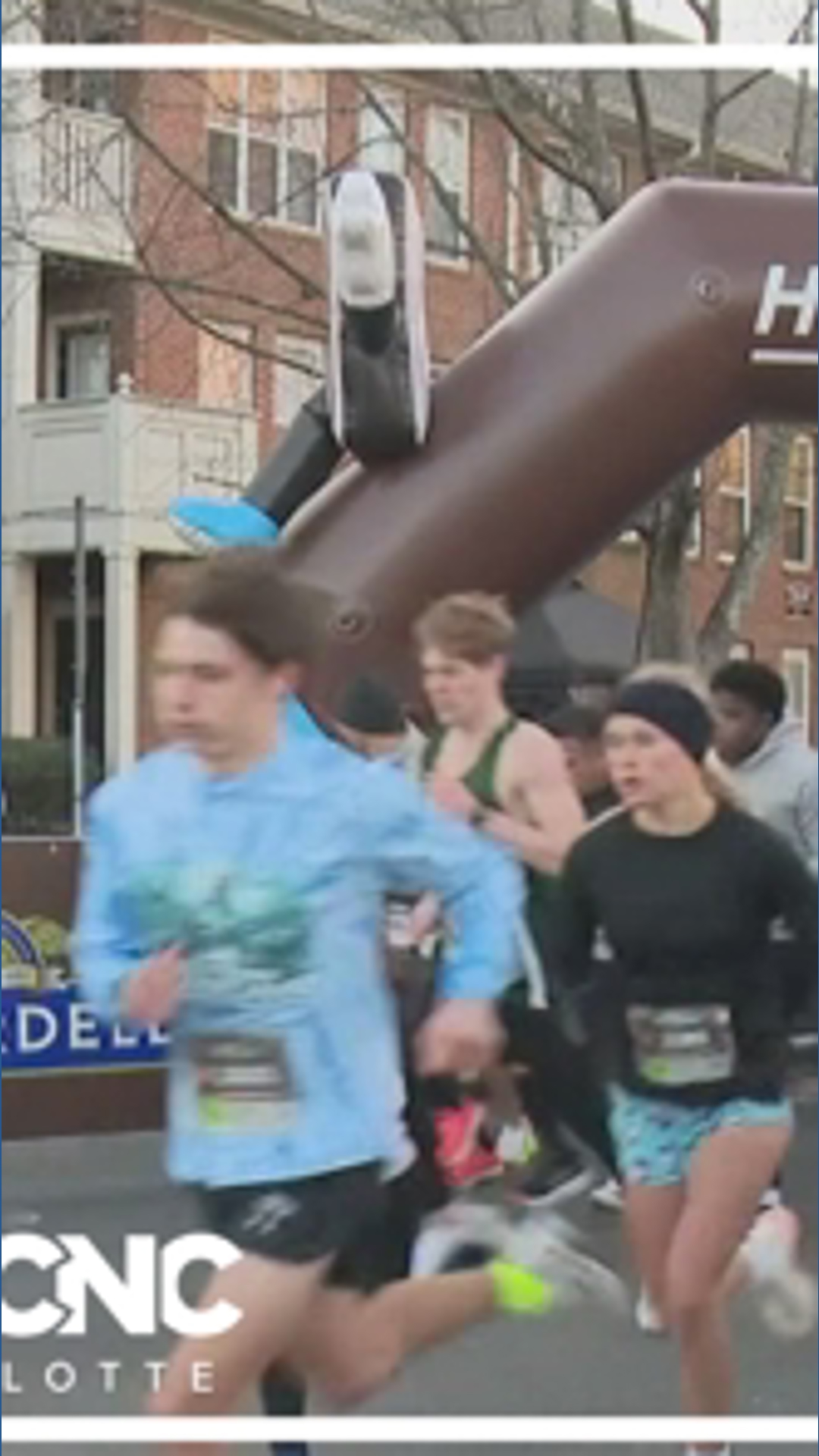 Skechers Hot Chocolate Run underway at First Ward Park | wcnc.com