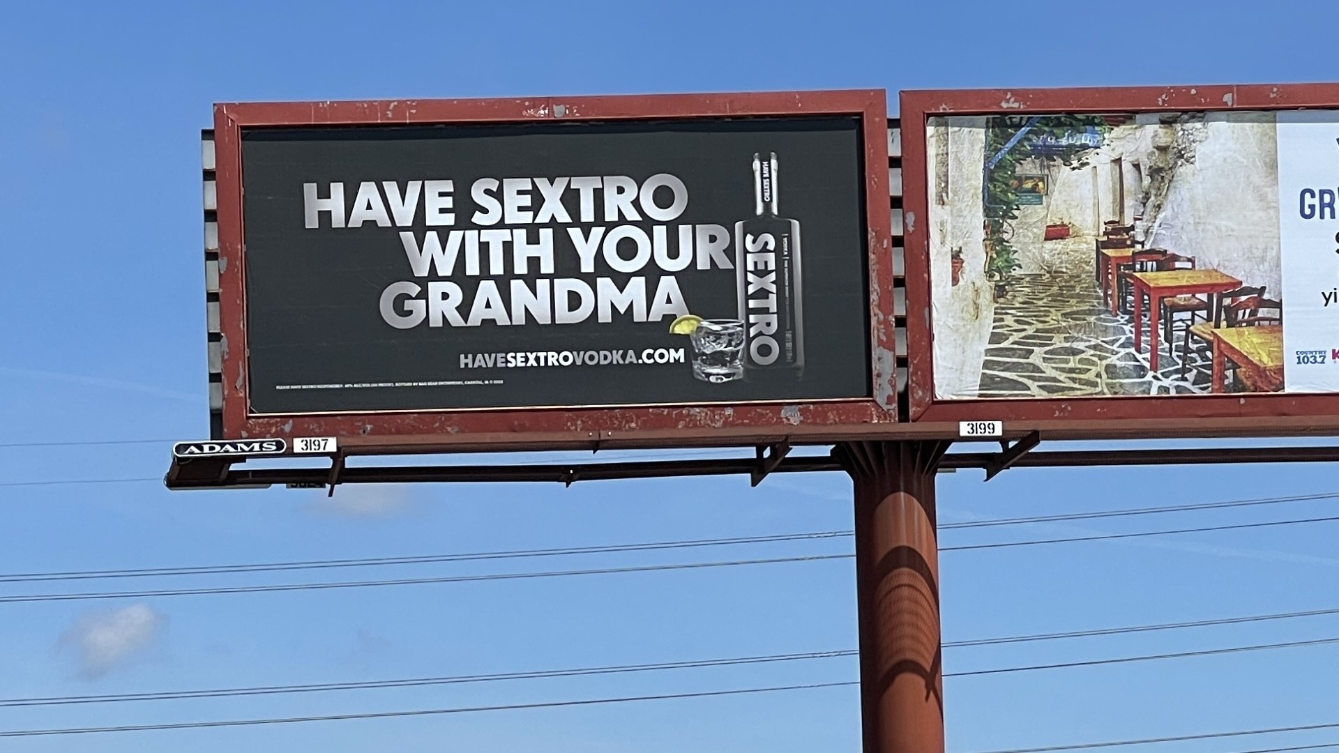 Sextro Vodka: The story behind the hilarious billboards | wcnc.com