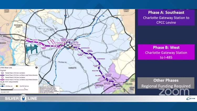 CATS proposing changes to LYNX Silver Line | wcnc.com