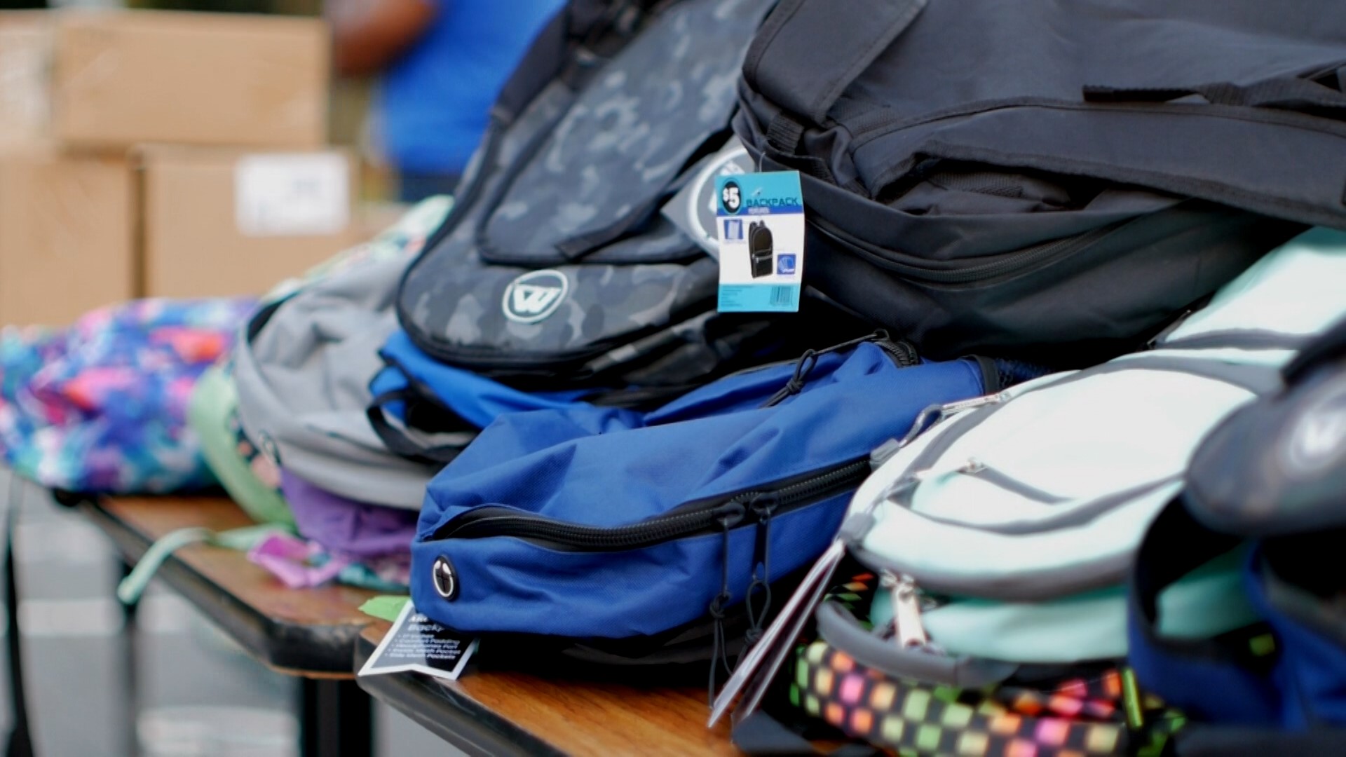 Donations given to Garinger High School families in need | wcnc.com