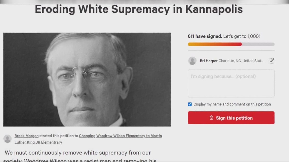 Kannapolis City education board renames Woodrow Wilson Elementary ... Kannapolis City education board renames Woodrow Wilson Elementary ...