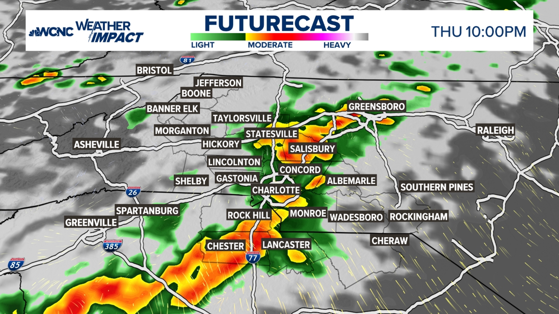 Strong storms possible across Charlotte area Thursday evening | wcnc.com