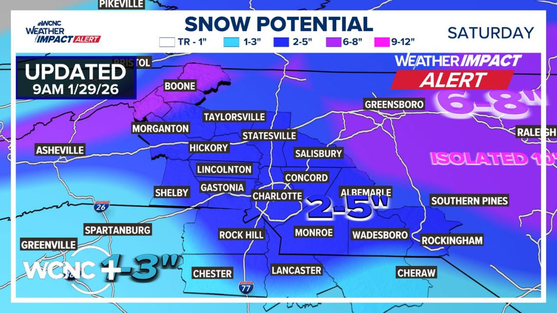 Live radar | Up to 5 inches of snow possible this weekend | Weather ...