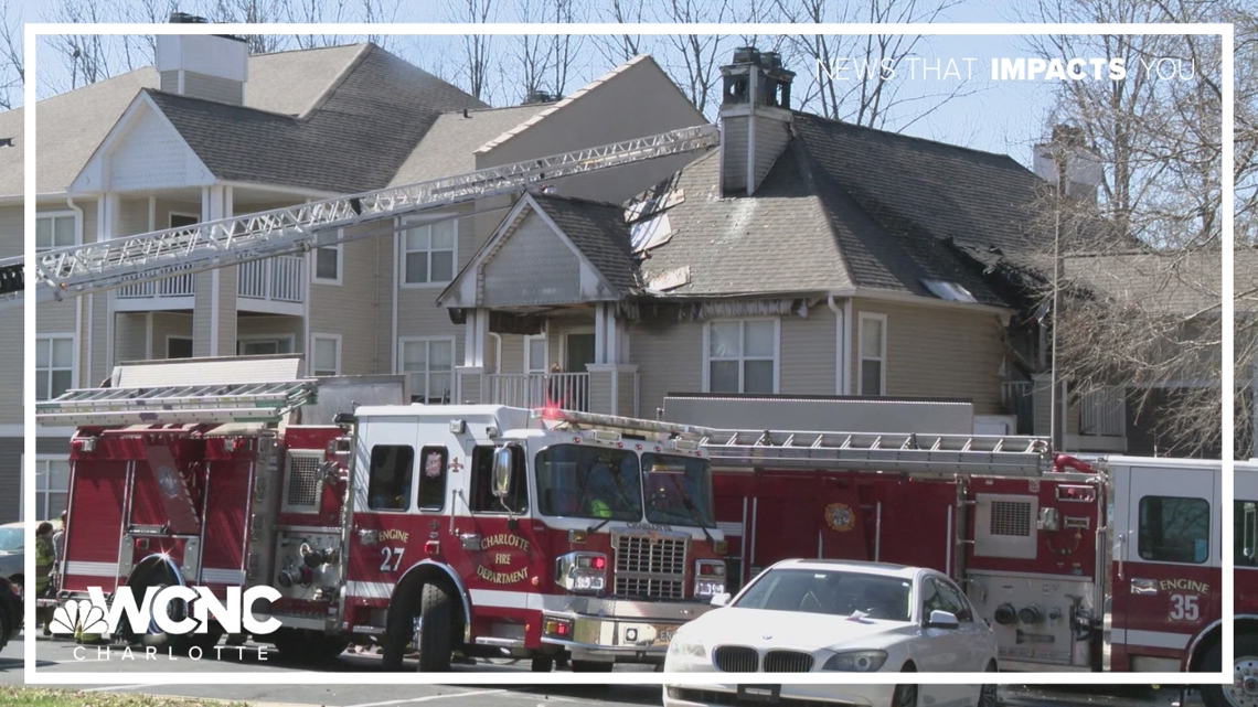 Charlotte Fire crews respond to multiple fires over the weekend | wcnc.com